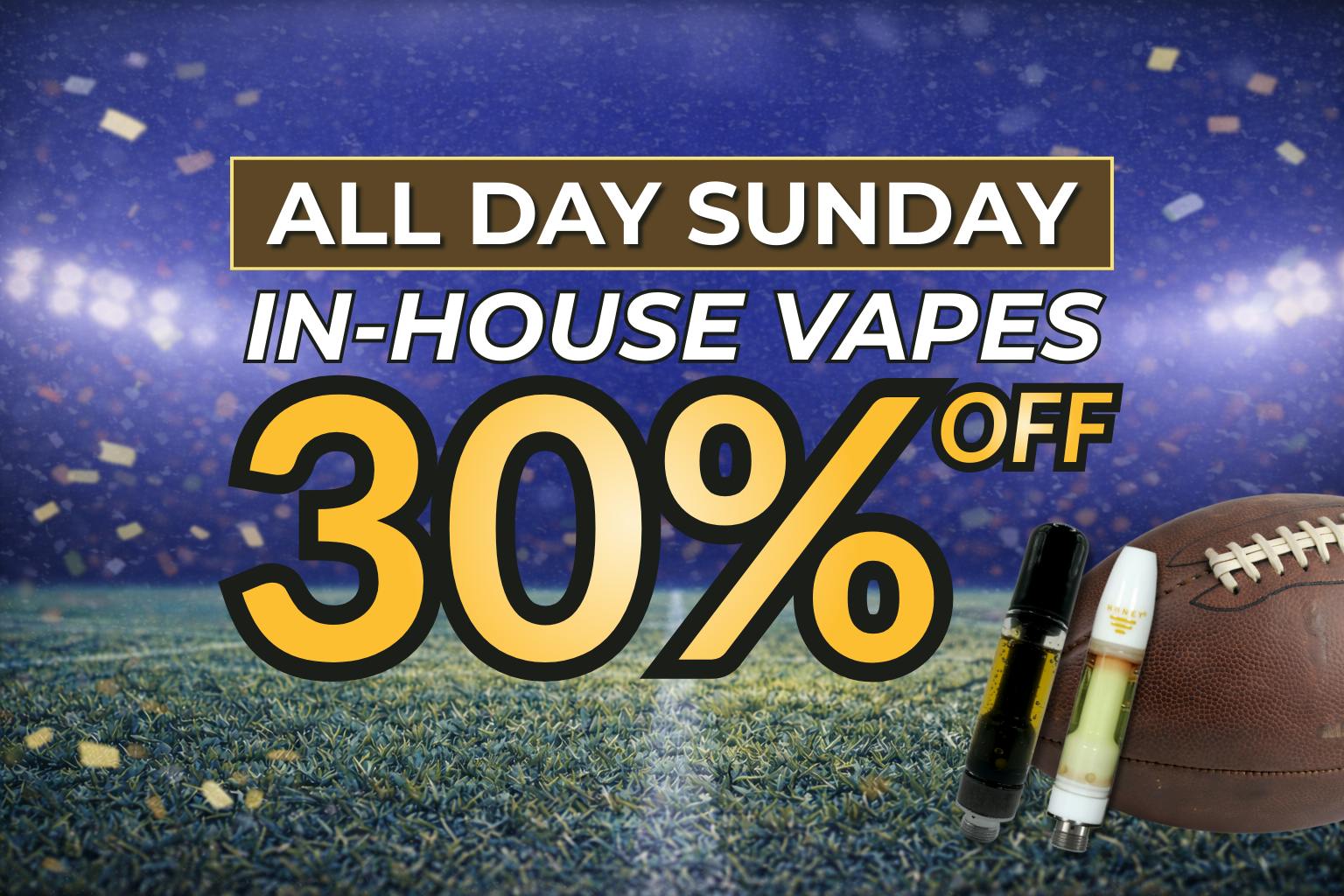 In House Vapes 30% Off - Country Grown Cannabis